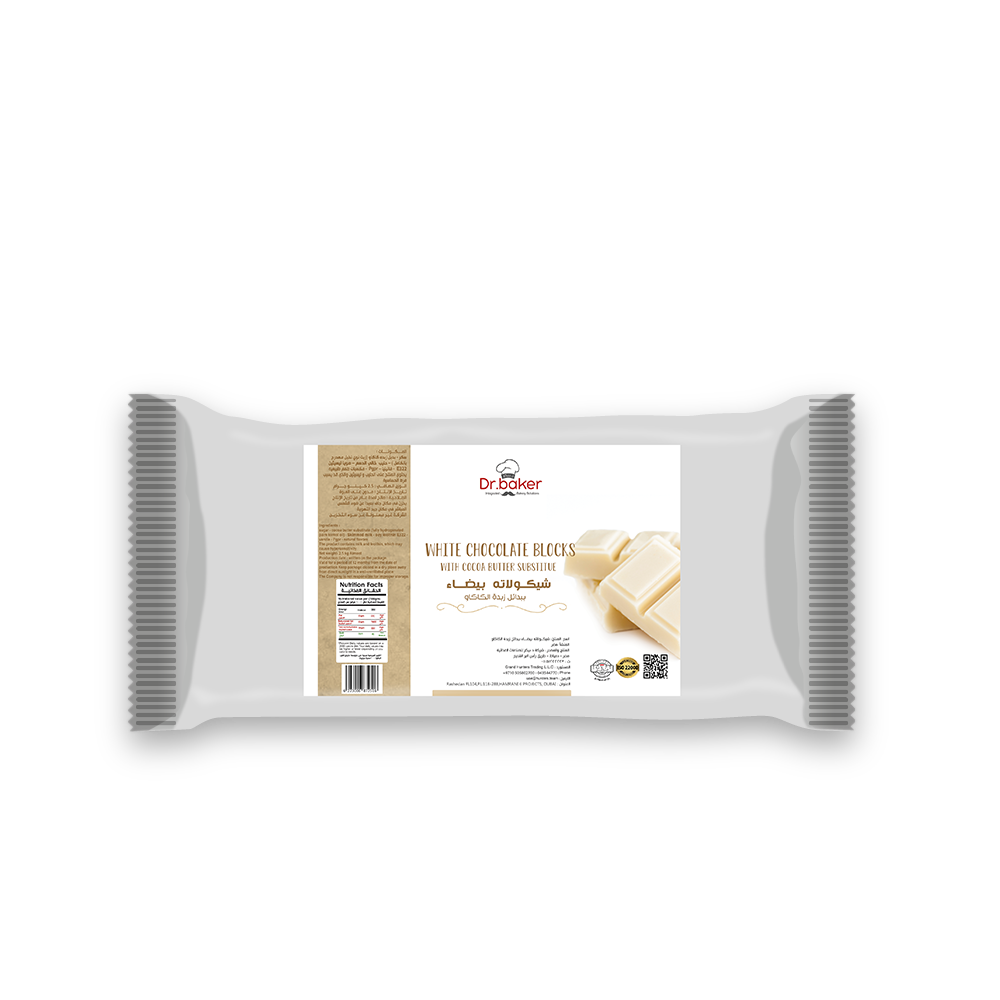 White Chocolate Blocks (30KG) | Dr.Baker